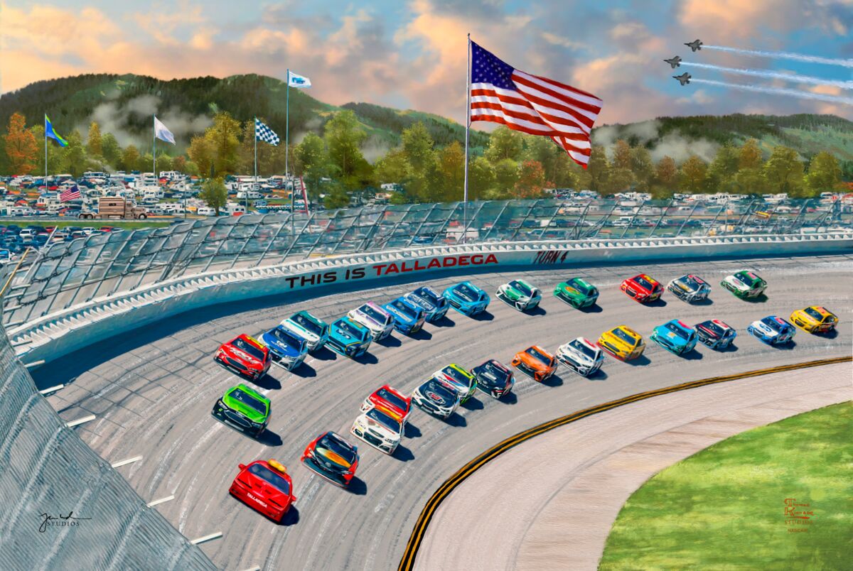 NASCAR® Talladega – Thomas Kinkade Studios