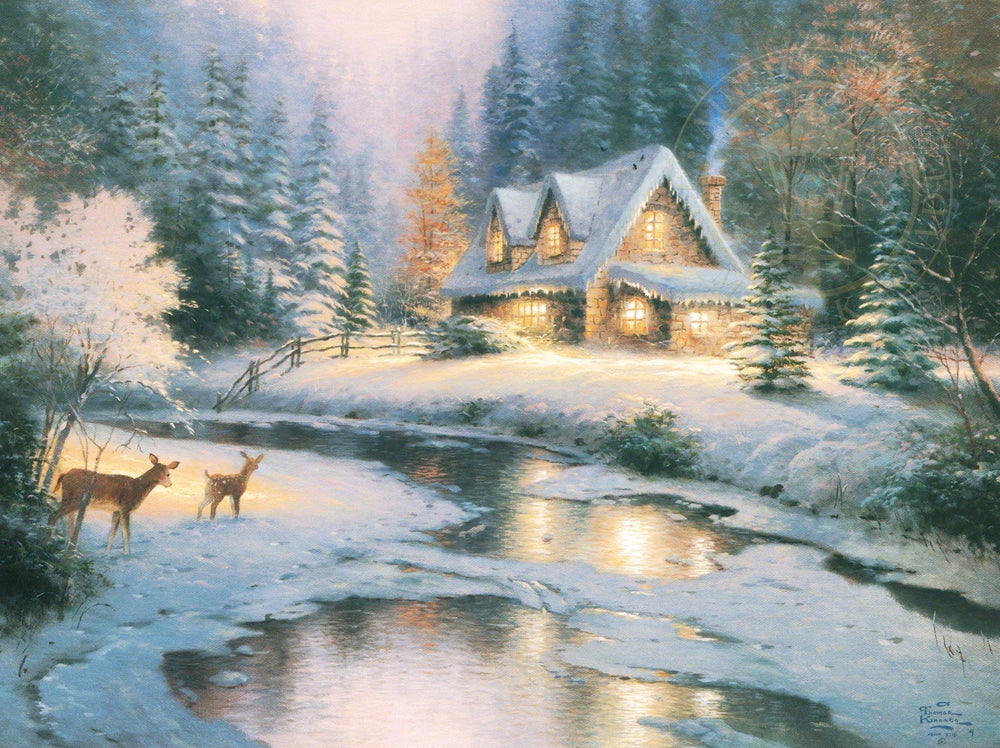 Thomas Kinkade Winter Paintings