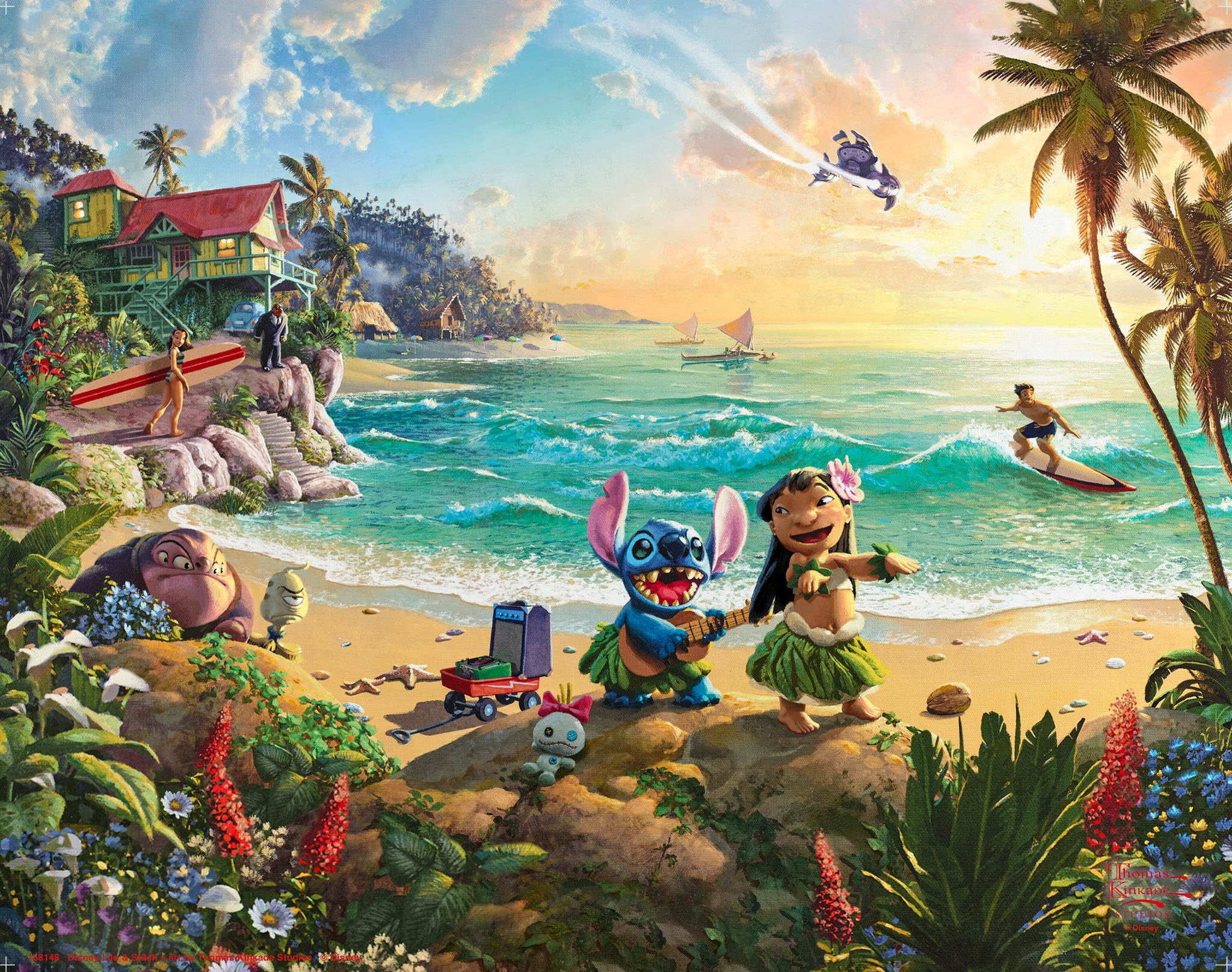 Disney Lilo & Stitch - Art Prints – Thomas Kinkade Studios