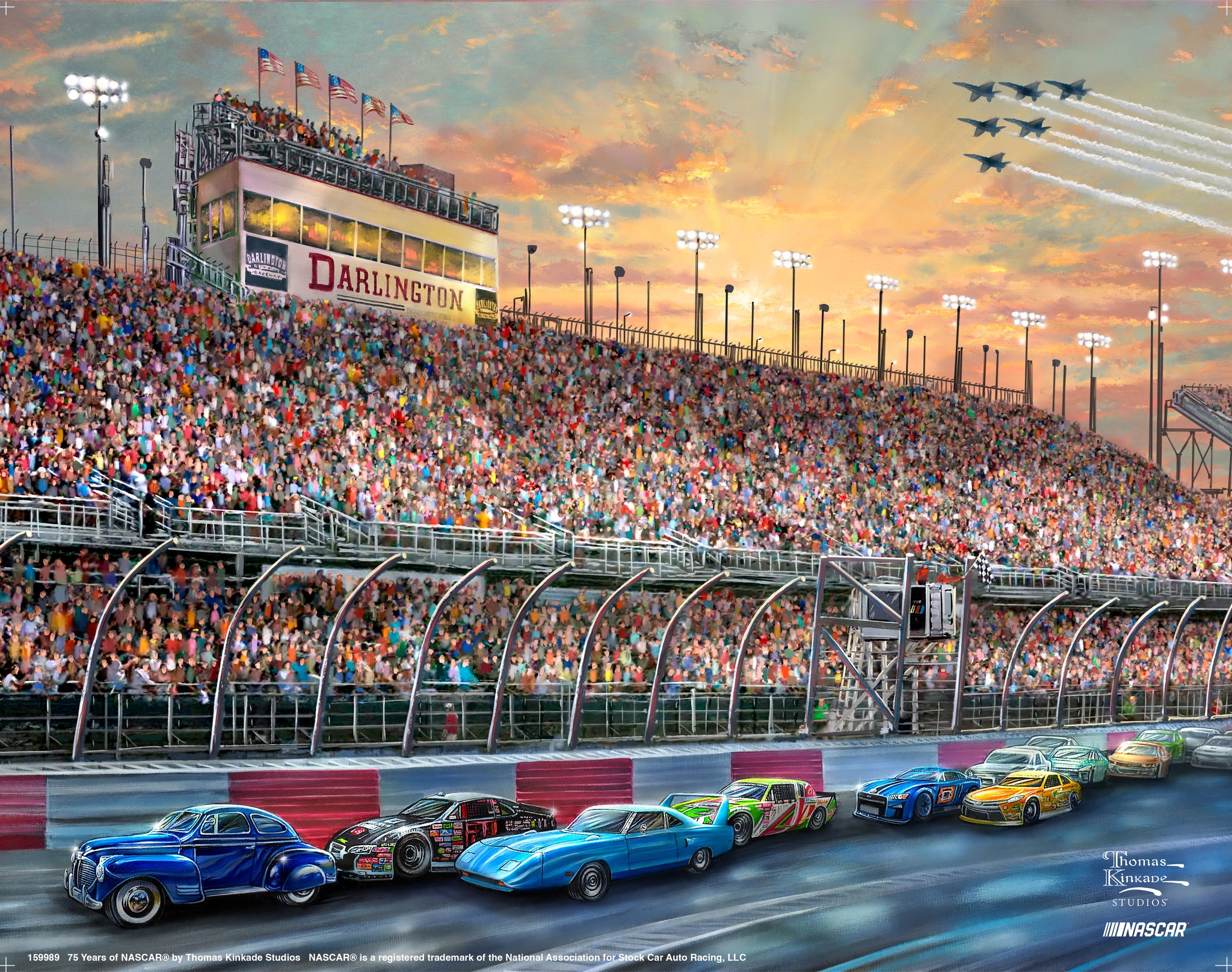 75 Years of NASCAR® - Art Prints – Thomas Kinkade Studios