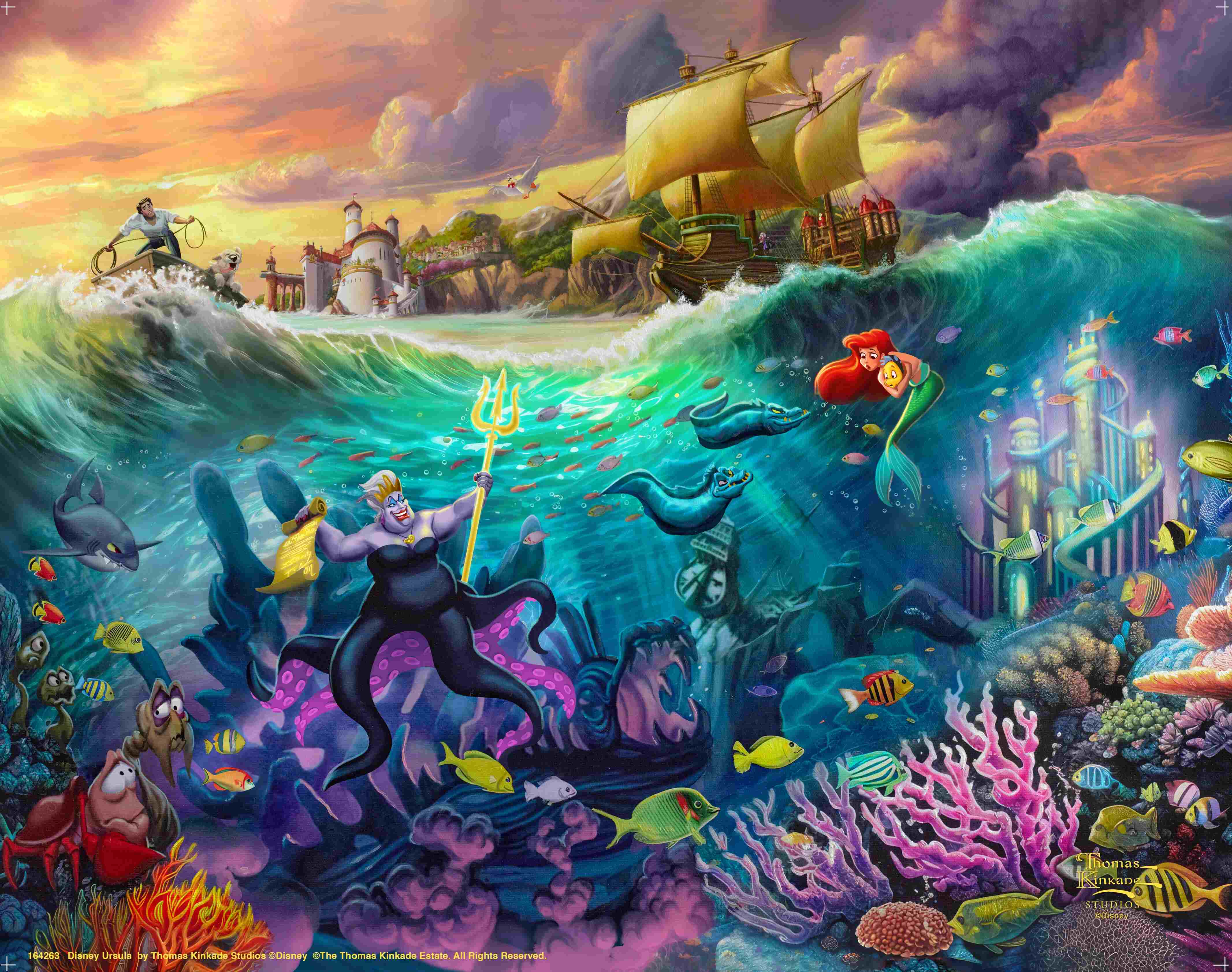 Disney Ursula - Art Prints – Thomas Kinkade Studios