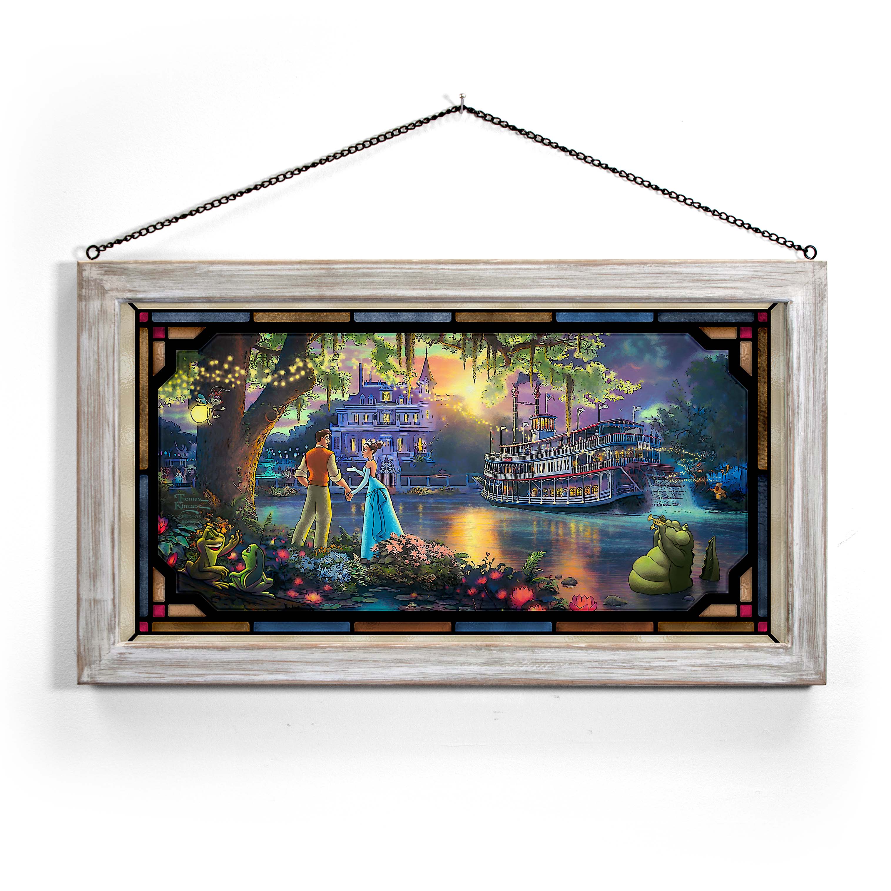 Disney The Princess and the Frog - 13" x 23" Stained Glass Art – Thomas ...