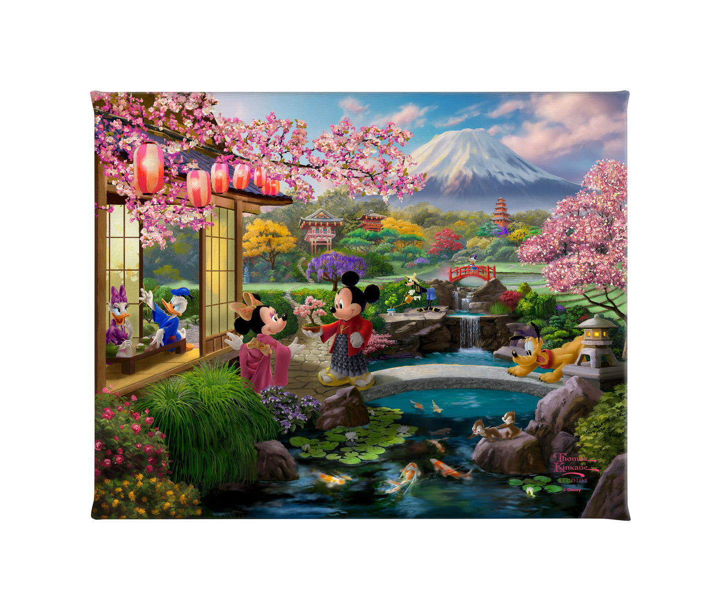 Disney Mickey and Minnie in Japan - 8" x 10" Gallery Wrapped Canvas ...
