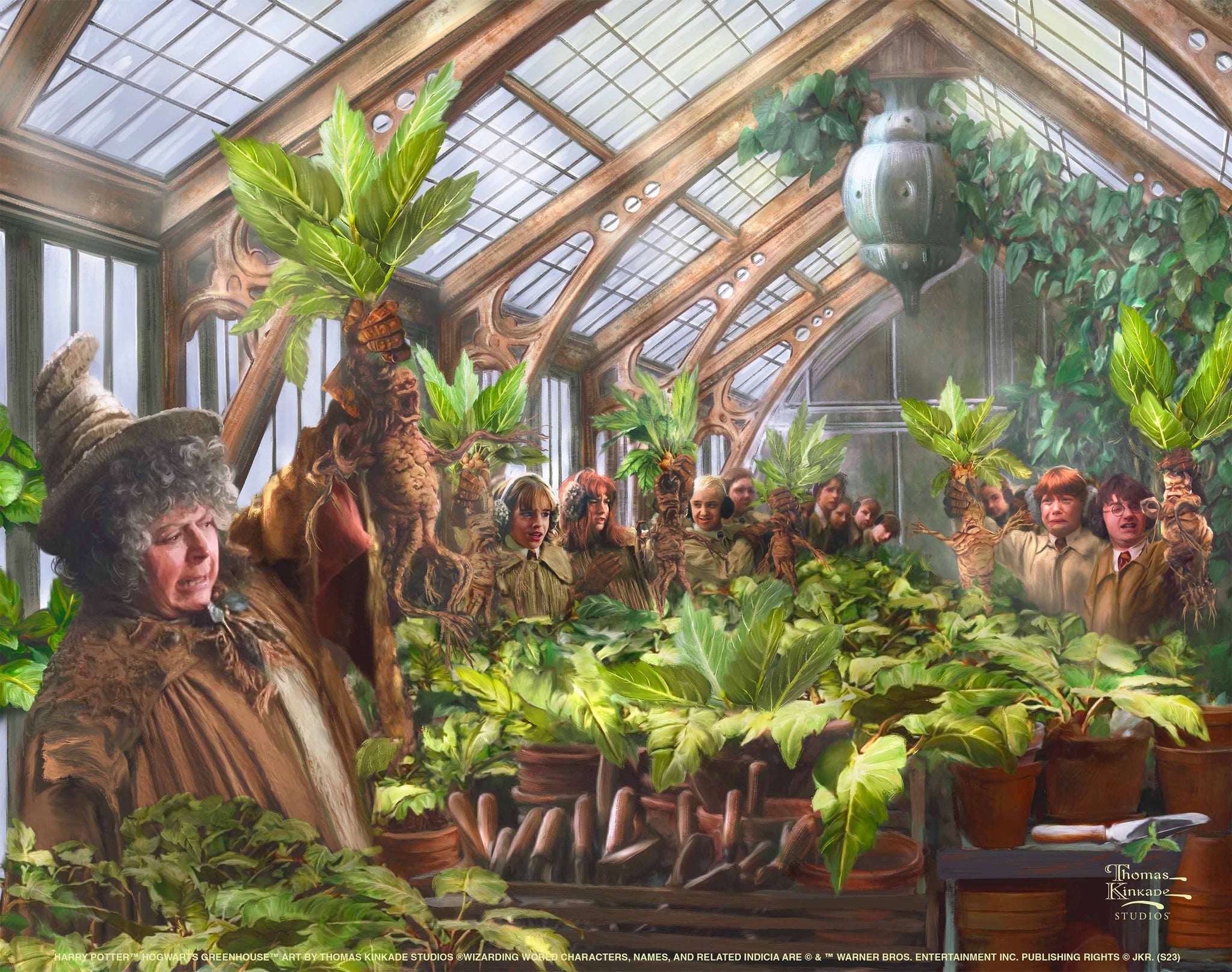 Harry Potter™ Hogwarts™ Greenhouse - Art Prints – Thomas Kinkade Studios