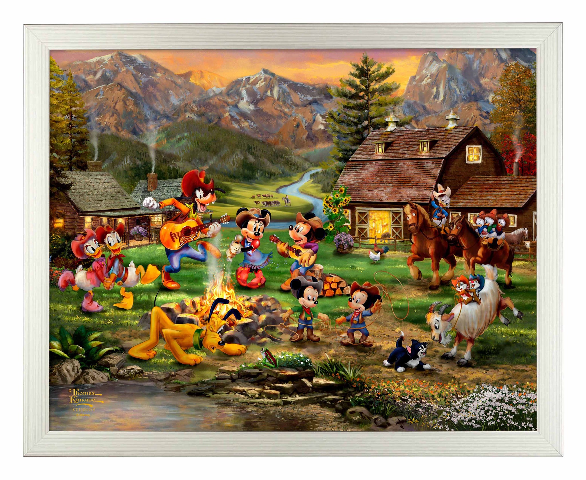 Disney Mickey and Minnie Rocky Mountain Round-Up - Art Prints – Thomas ...