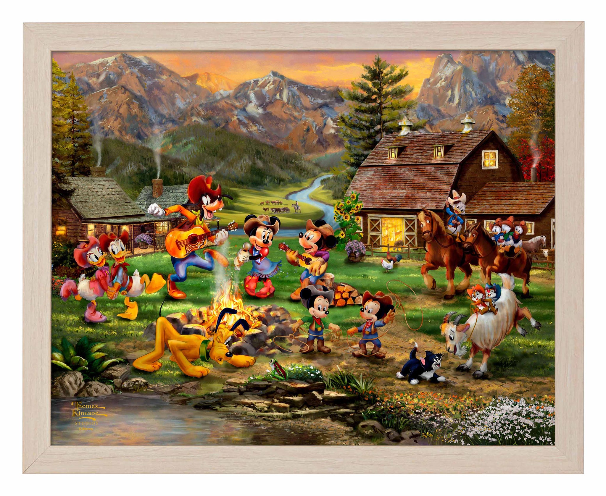 Disney Mickey and Minnie Rocky Mountain Round-Up - Art Prints – Thomas ...