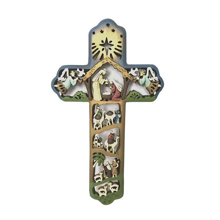 Cross - 12" Nativity Scene – Thomas Kinkade Studios