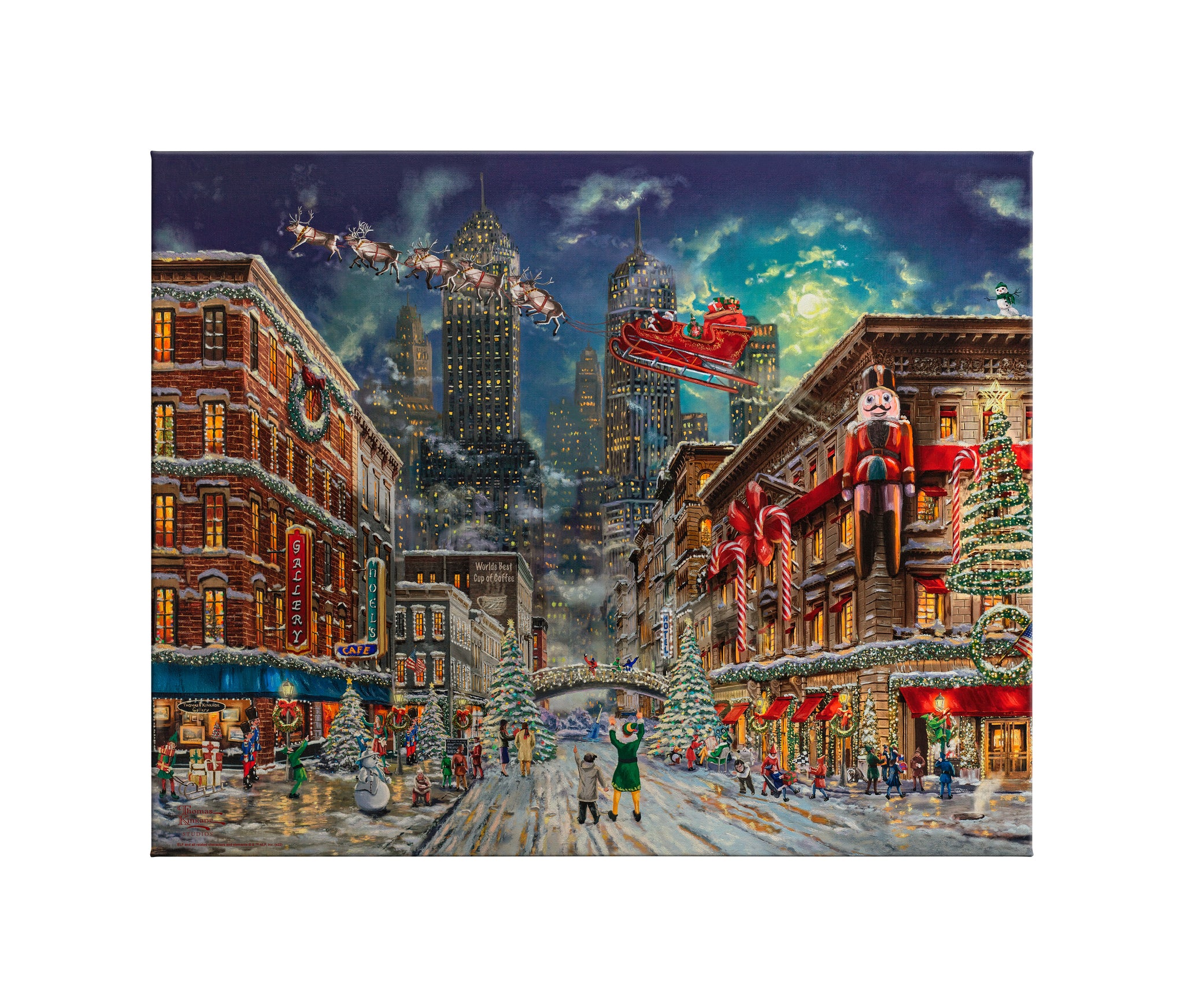 Elf™ - 24" x 30" Gallery Wrapped Canvas – Thomas Kinkade Studios
