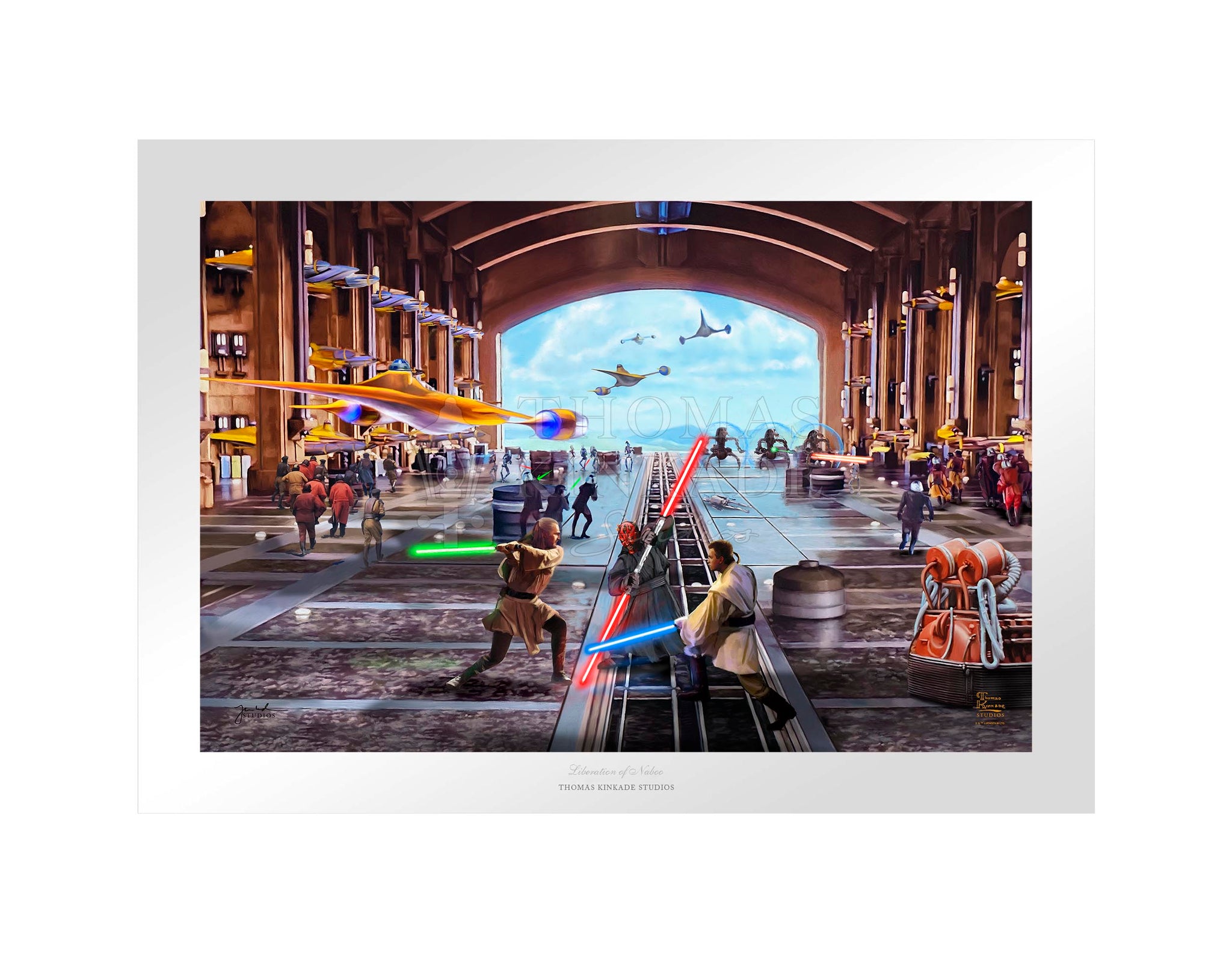 Liberation of Naboo - Limited Edition Paper – Thomas Kinkade Studios