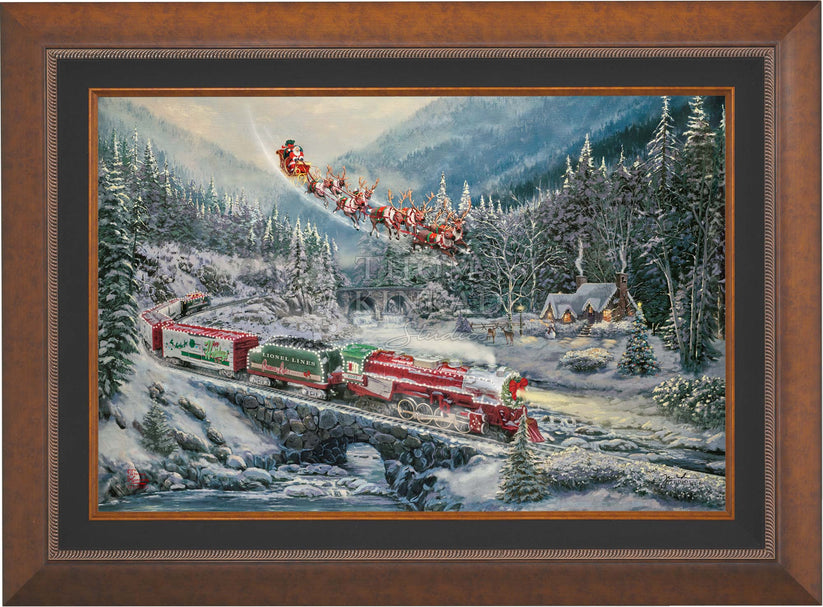 Christmas Light Express - Limited Edition Canvas – Thomas Kinkade Studios