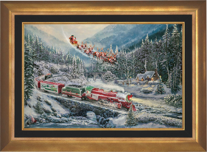 Christmas Light Express - Limited Edition Canvas – Thomas Kinkade Studios