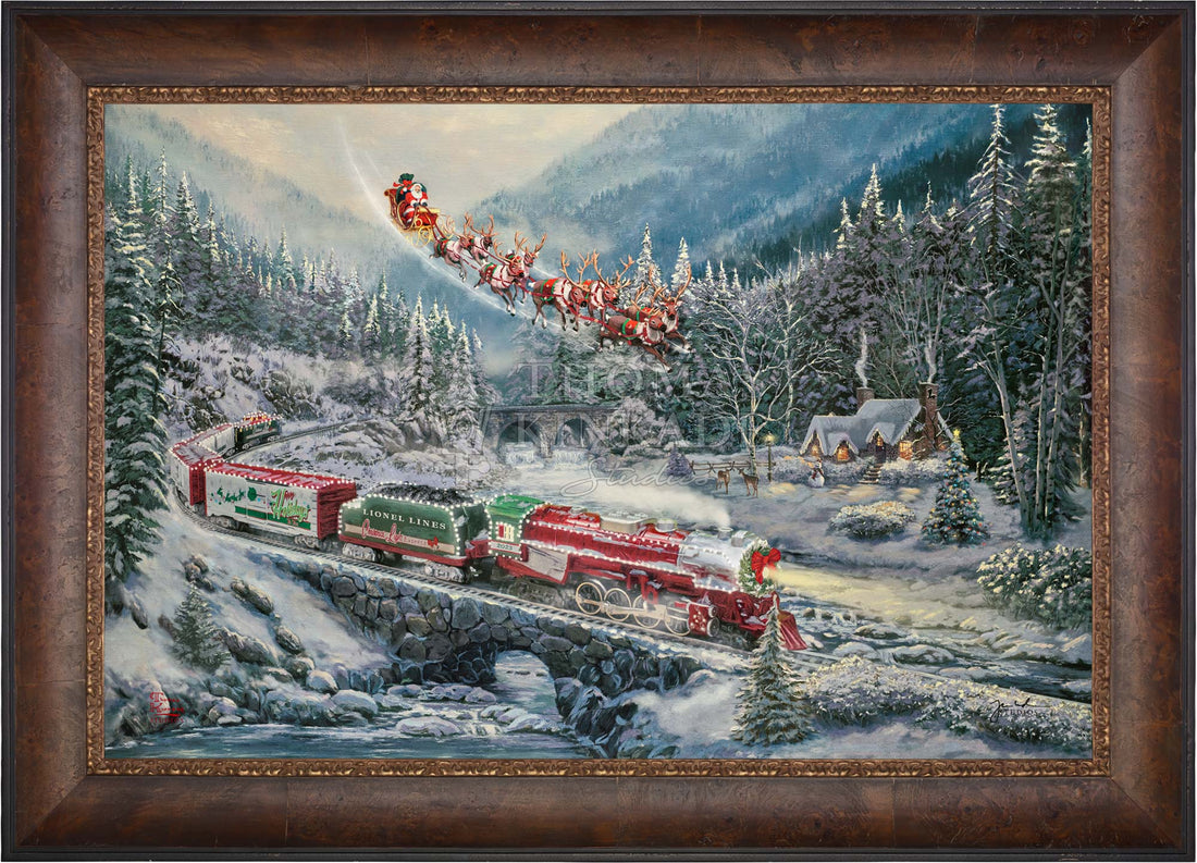 Christmas Light Express - Limited Edition Canvas – Thomas Kinkade Studios