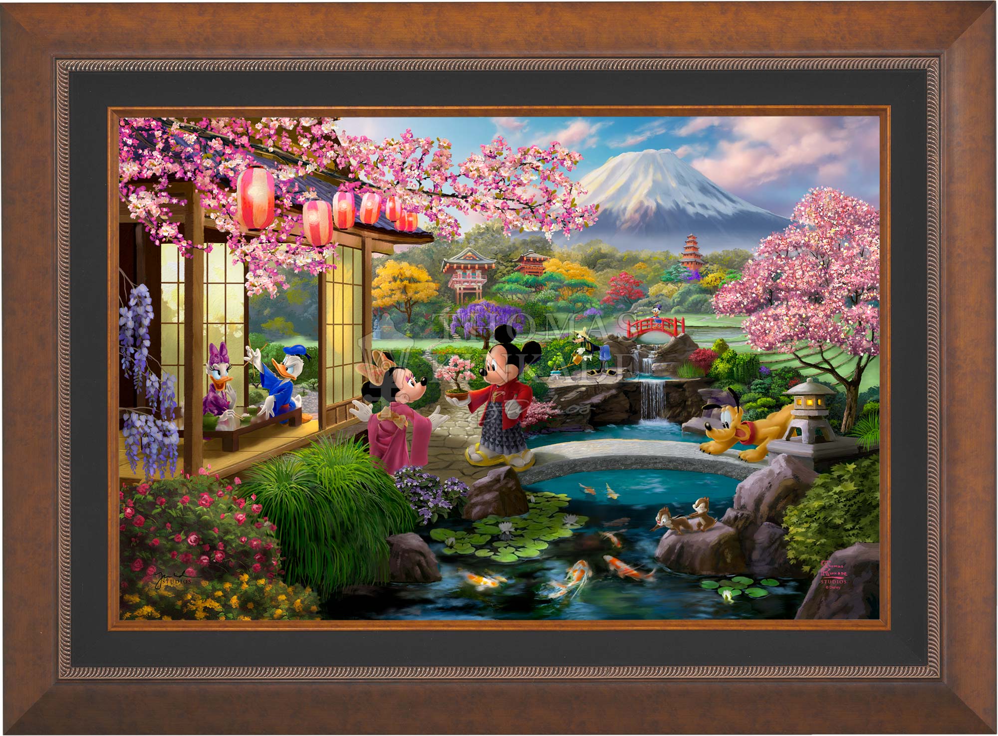 Disney Mickey and Minnie in Japan - Jewel Edition Art – Thomas Kinkade ...