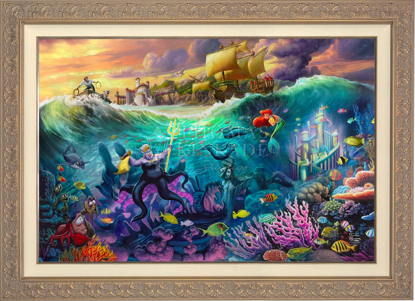 Disney Ursula - Limited Edition Canvas – Thomas Kinkade Studios