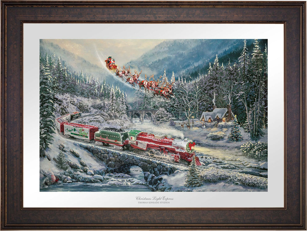 Christmas Light Express - Limited Edition Paper – Thomas Kinkade Studios