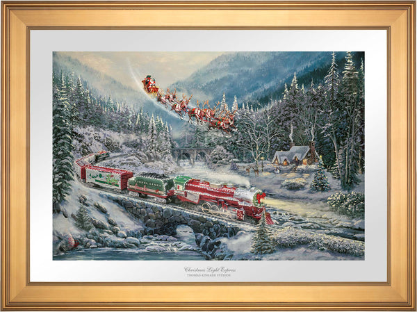 Christmas Light Express - Limited Edition Paper – Thomas Kinkade Studios