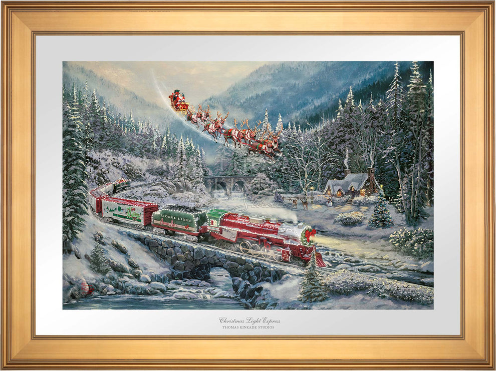 Christmas Light Express - Limited Edition Paper – Thomas Kinkade Studios