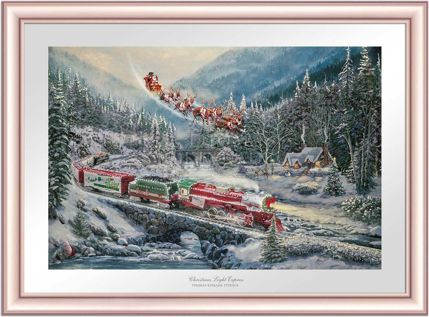 Christmas Light Express - Limited Edition Paper – Thomas Kinkade Studios