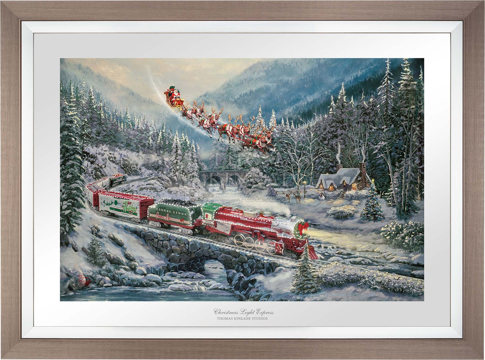 Christmas Light Express - Limited Edition Paper – Thomas Kinkade Studios