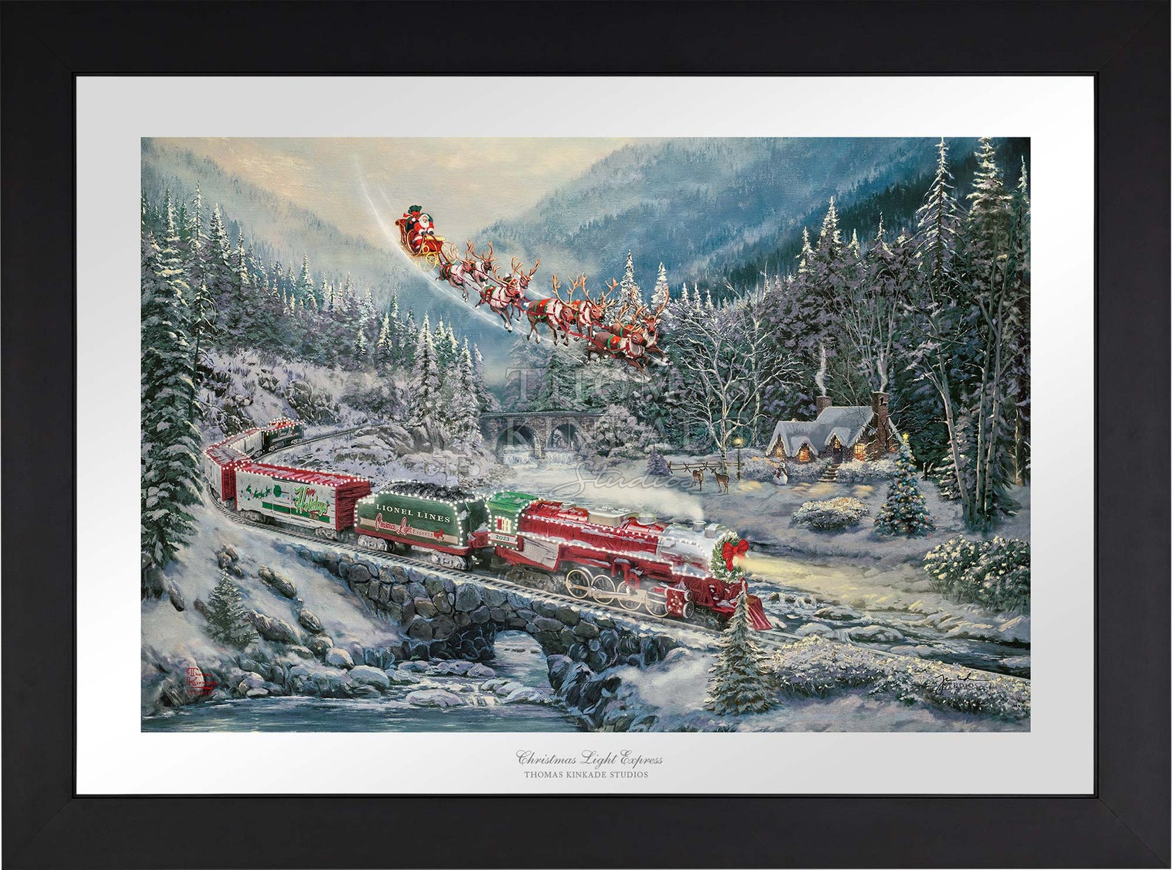 Christmas Light Express - Limited Edition Paper – Thomas Kinkade Studios