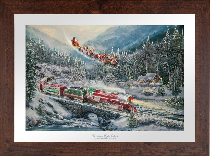 Christmas Light Express - Limited Edition Paper – Thomas Kinkade Studios