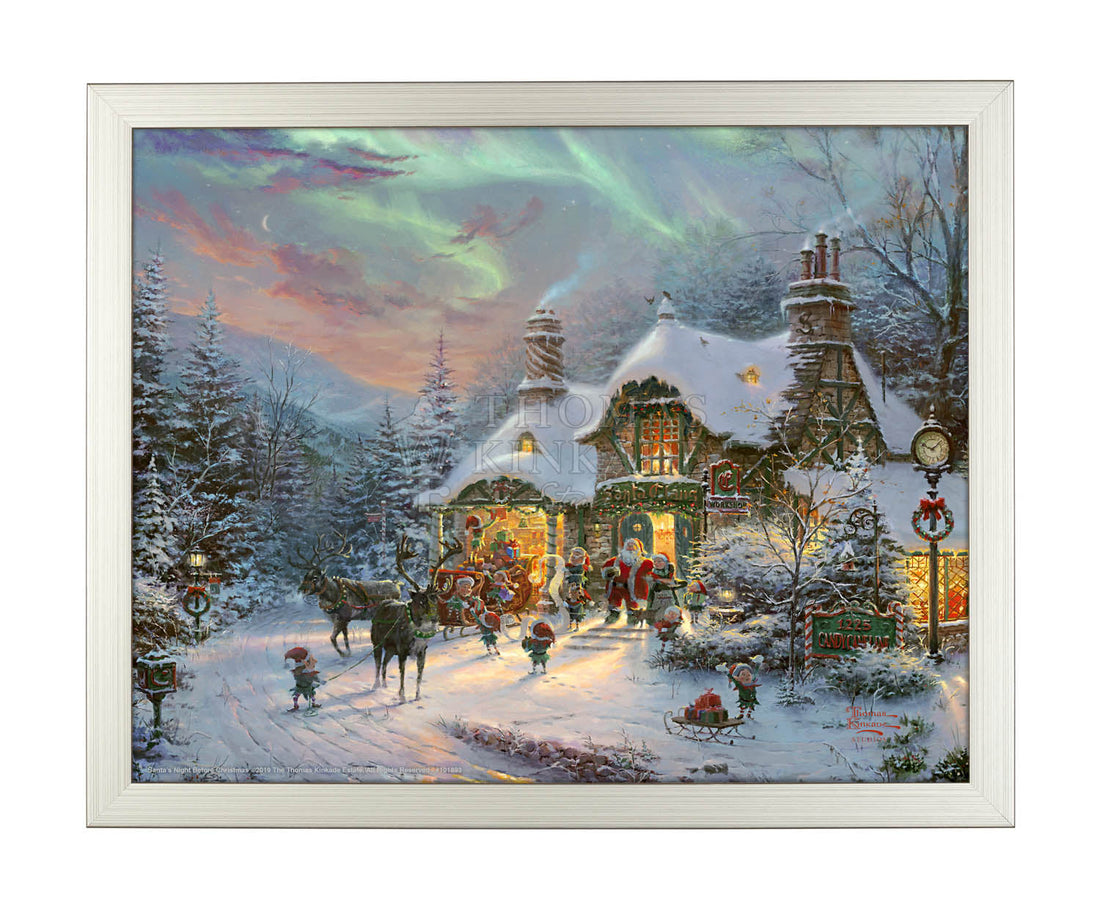 Santa's Night Before Christmas - Art Prints – Thomas Kinkade Studios