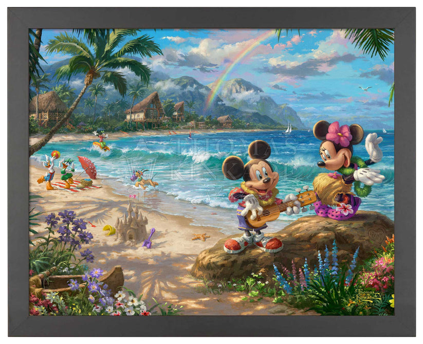 Disney Mickey and Minnie in Hawaii - Art Prints – Thomas Kinkade Studios