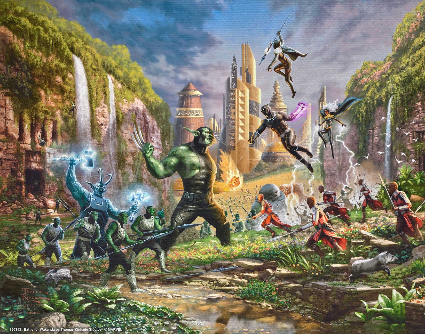 Battle for Wakanda - Art Prints – Thomas Kinkade Studios
