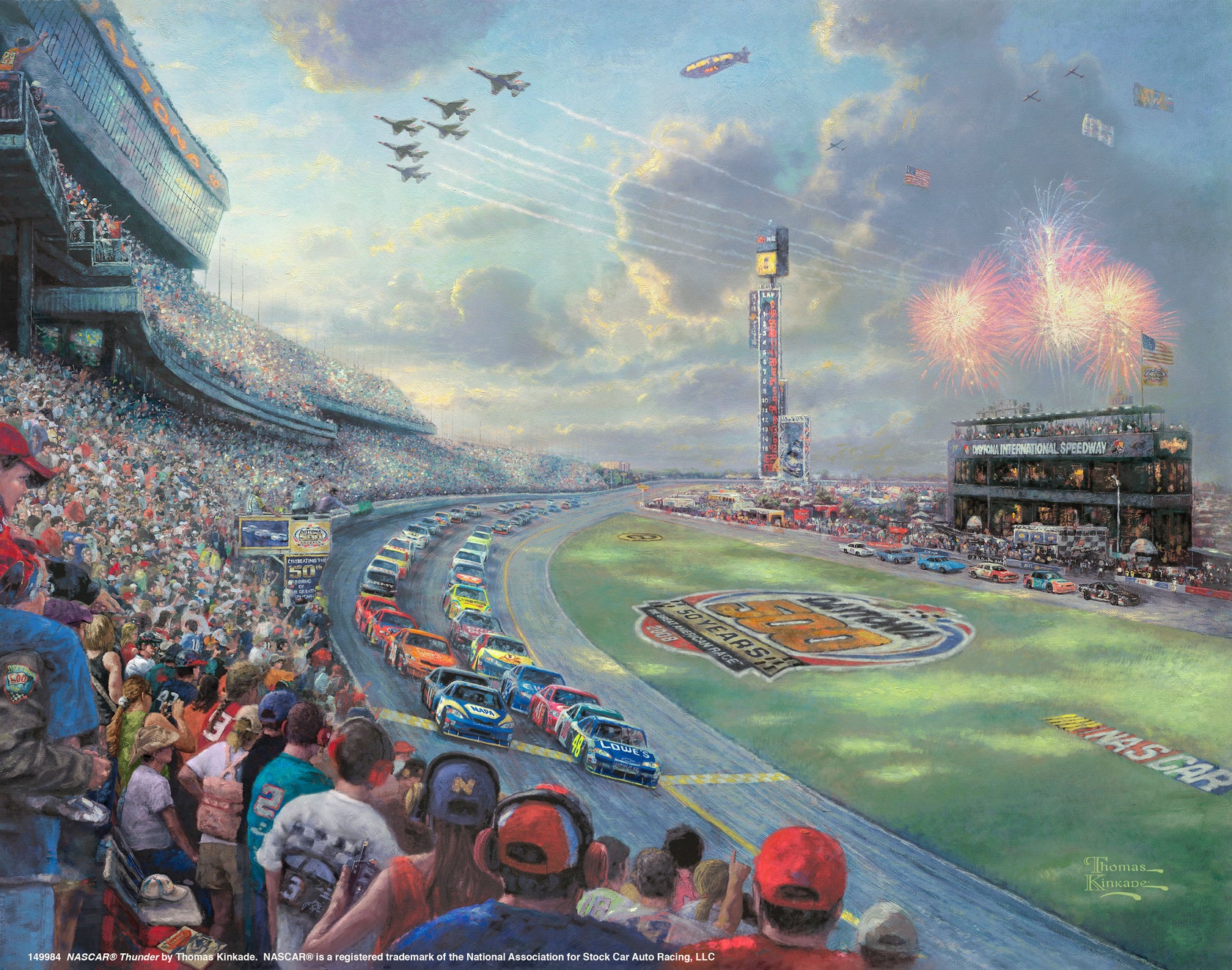 NASCAR® Thunder - Art Prints – Thomas Kinkade Studios