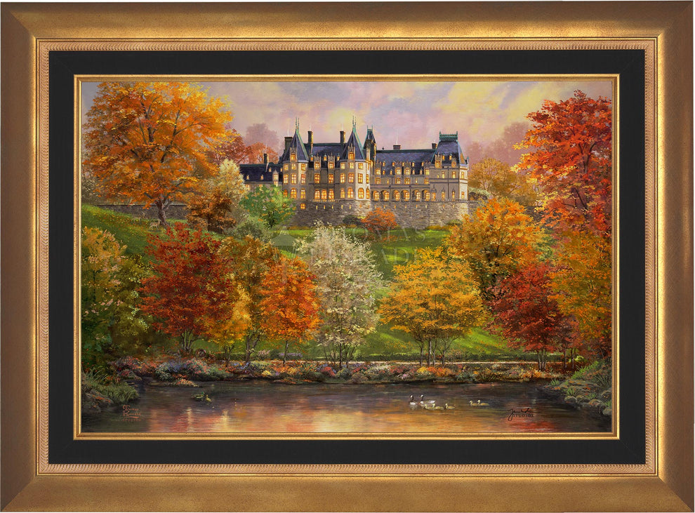 Biltmore® in the Fall - Limited Edition Canvas – Thomas Kinkade Studios