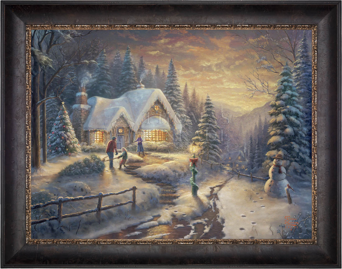 Country Christmas Homecoming - Limited Edition Canvas – Thomas Kinkade ...