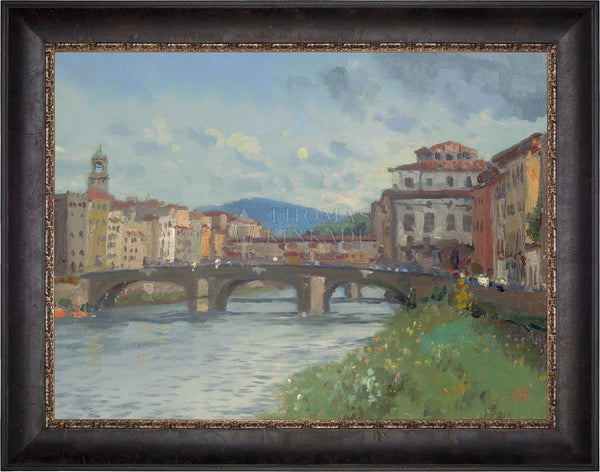Florence, River Alba - Limited Edition Canvas – Thomas Kinkade Studios