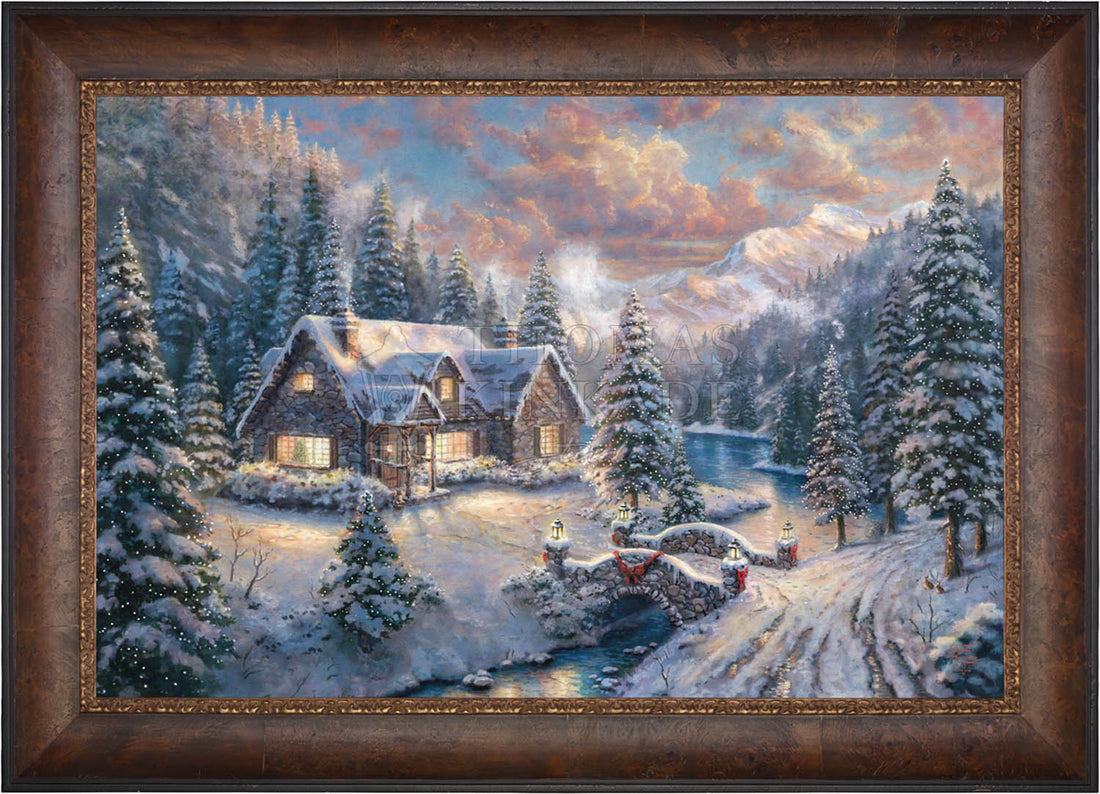 High Country Christmas - Limited Edition Canvas – Thomas Kinkade Studios