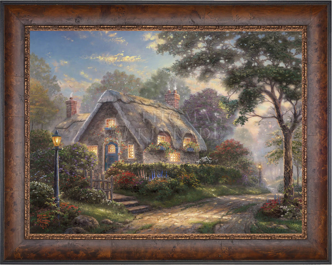 Lovelight Cottage - Limited Edition Canvas – Thomas Kinkade Studios