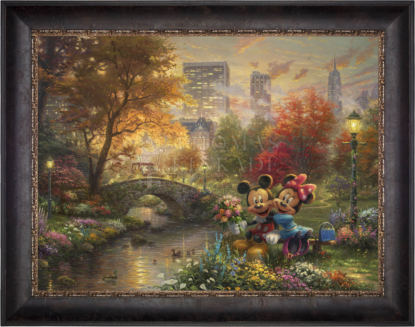 Disney Mickey and Minnie - Sweetheart Central Park - Jewel Edition Art ...