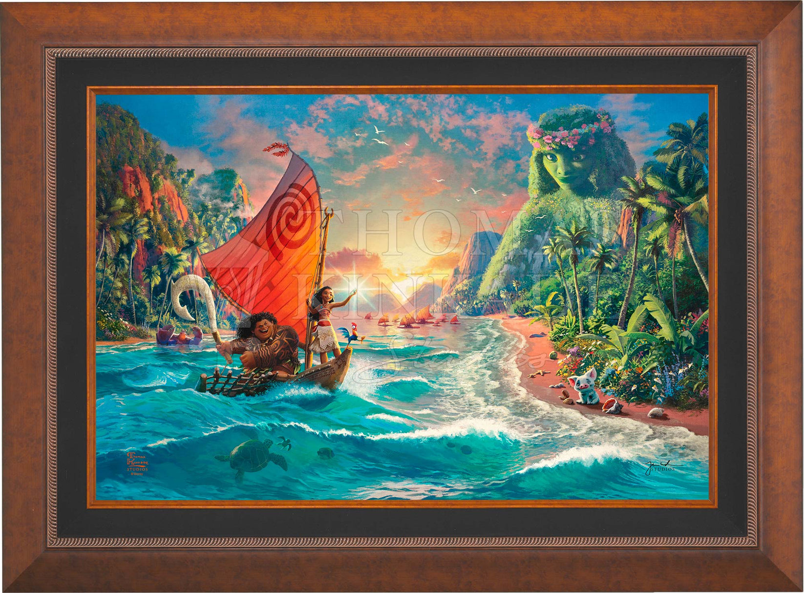 Disney Moana - Limited Edition Canvas – Thomas Kinkade Studios