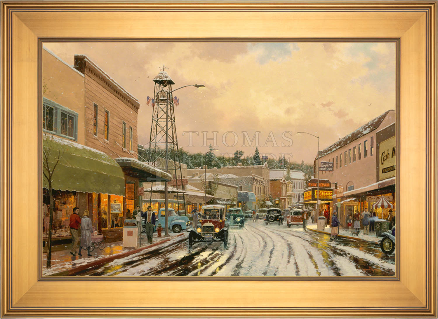 Main Street Matinee - Limited Edition Canvas – Thomas Kinkade Studios