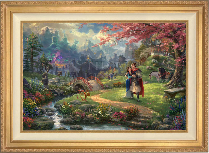Disney Mulan Blossoms of Love - Jewel Edition Art – Thomas Kinkade Studios
