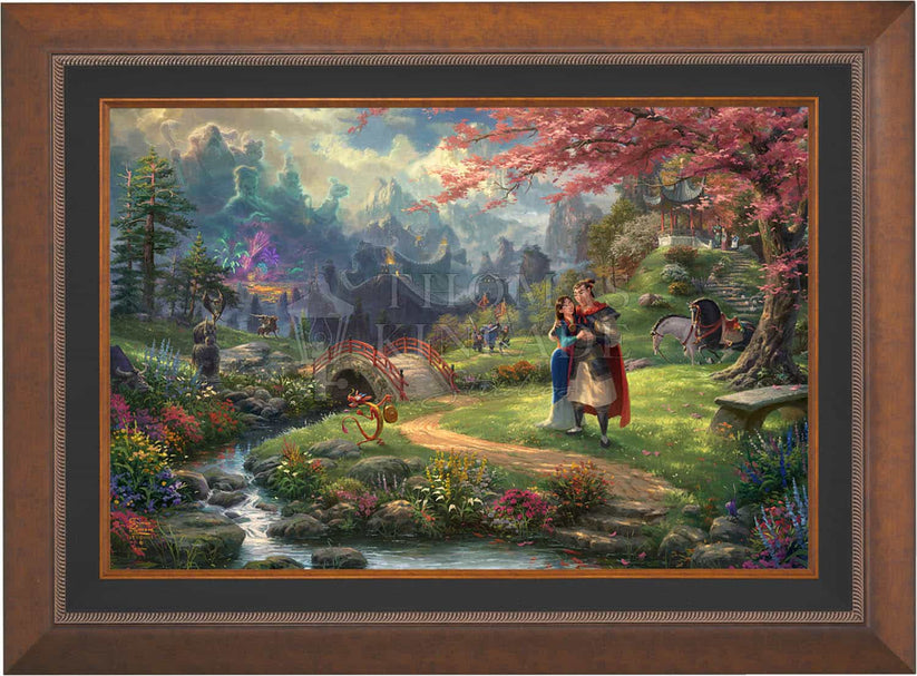 Disney Mulan Blossoms of Love - Jewel Edition Art – Thomas Kinkade Studios