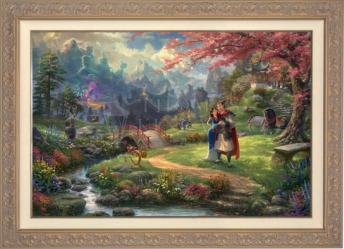 Disney Mulan Blossoms of Love - Jewel Edition Art – Thomas Kinkade Studios