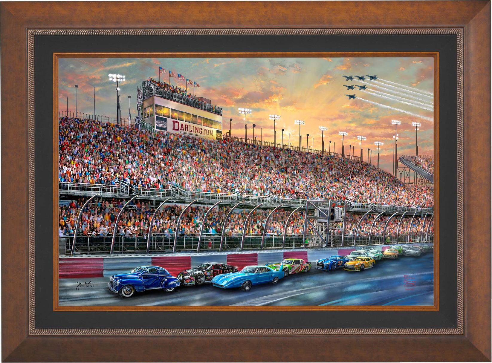 75 Years of NASCAR® - Limited Edition Canvas – Thomas Kinkade Studios