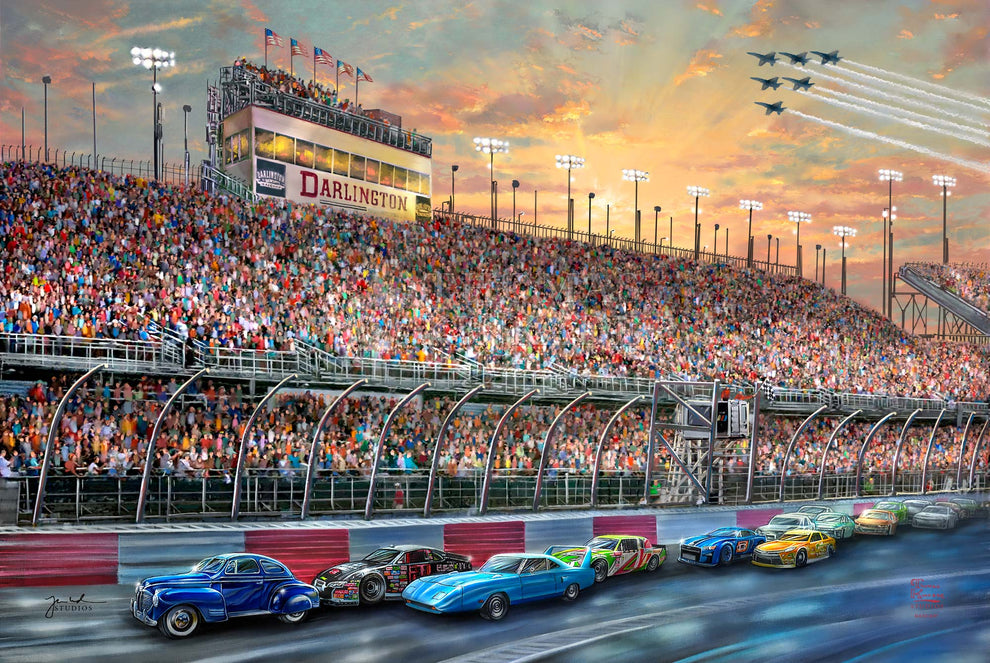 75 Years of NASCAR® - Limited Edition Canvas – Thomas Kinkade Studios