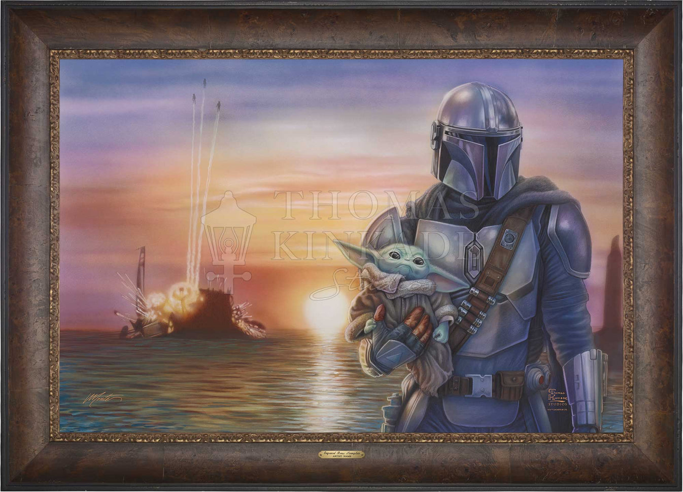 The Mandalorian™ - A New Direction - Limited Edition Canvas – Thomas ...