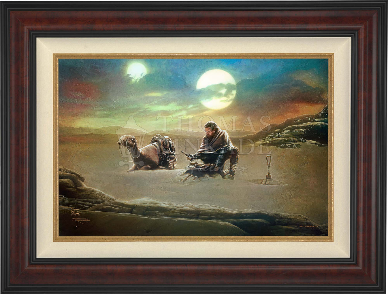 Obi-Wan Kenobi™ - Returning to His Past - Limited Edition Canvas – Thomas Kinkade Studios