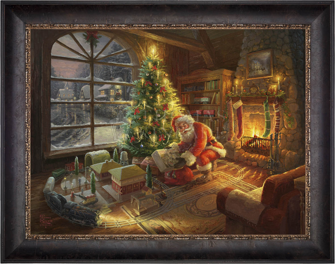 Santa's Special Delivery | Limited Edition Thomas Kinkade Canvas ...
