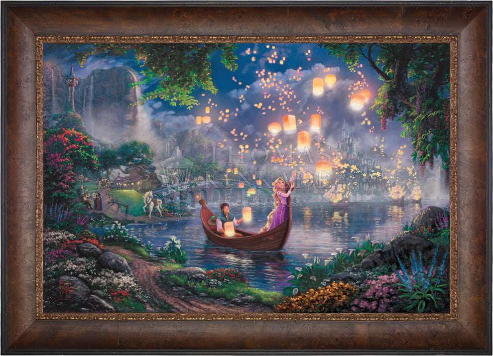 Disney Tangled - Limited Edition Canvas – Thomas Kinkade Studios