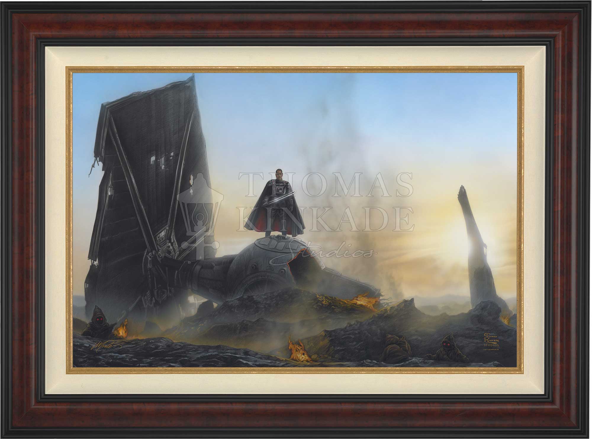 The Mandalorian™ - Undeterred - Limited Edition Canvas – Thomas Kinkade ...