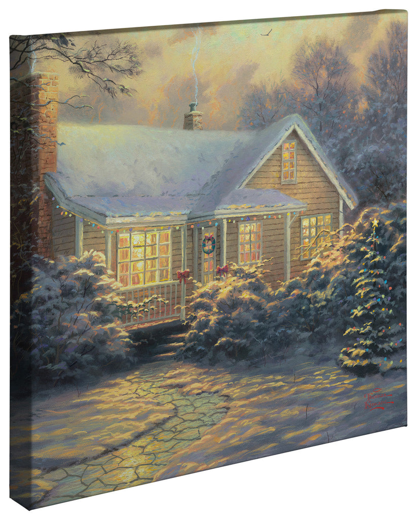 Christmas Cottage (Movie Release) - 20" x 20" Gallery Wrapped Canvas ...