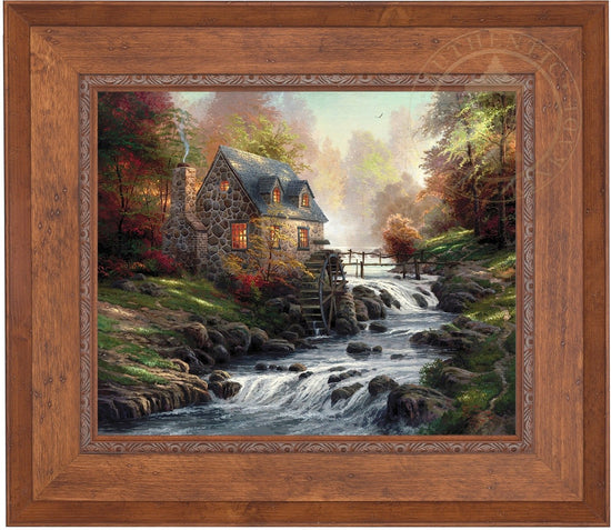 Cobblestone Mill - Limited Edition Canvas – Thomas Kinkade Studios