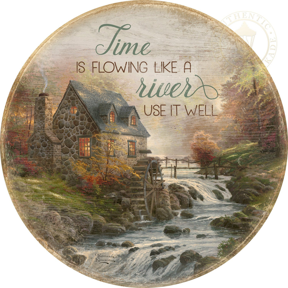 Cobblestone Mill - 21'' Wood Signs – Thomas Kinkade Studios